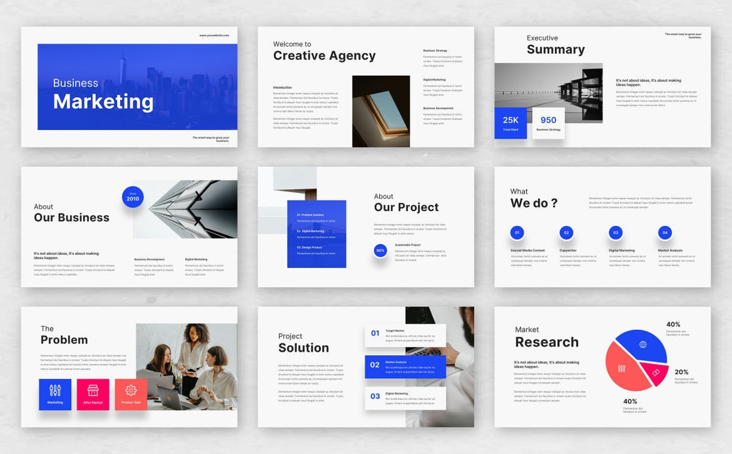 2119 简洁商务团队市场分析报告调研演示Keynote模板 Business Marketing Plan Keynote Template@GOOODME.COM _ 果觅网（gooodme）